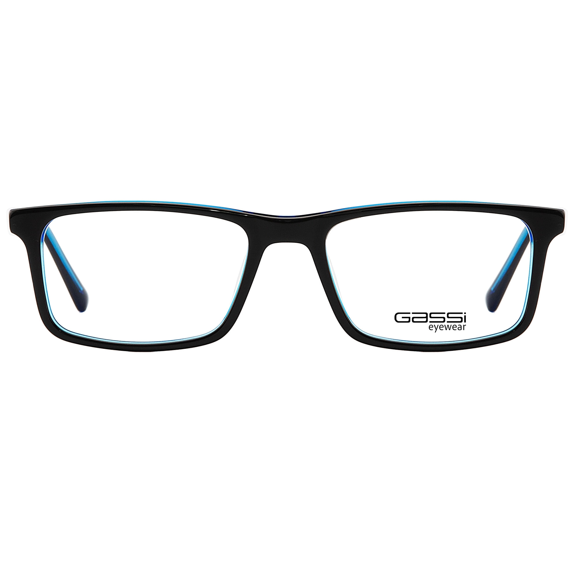 Óculos de Grau Gassi Jimmy - Preto/ Azul - Óticas Gassi