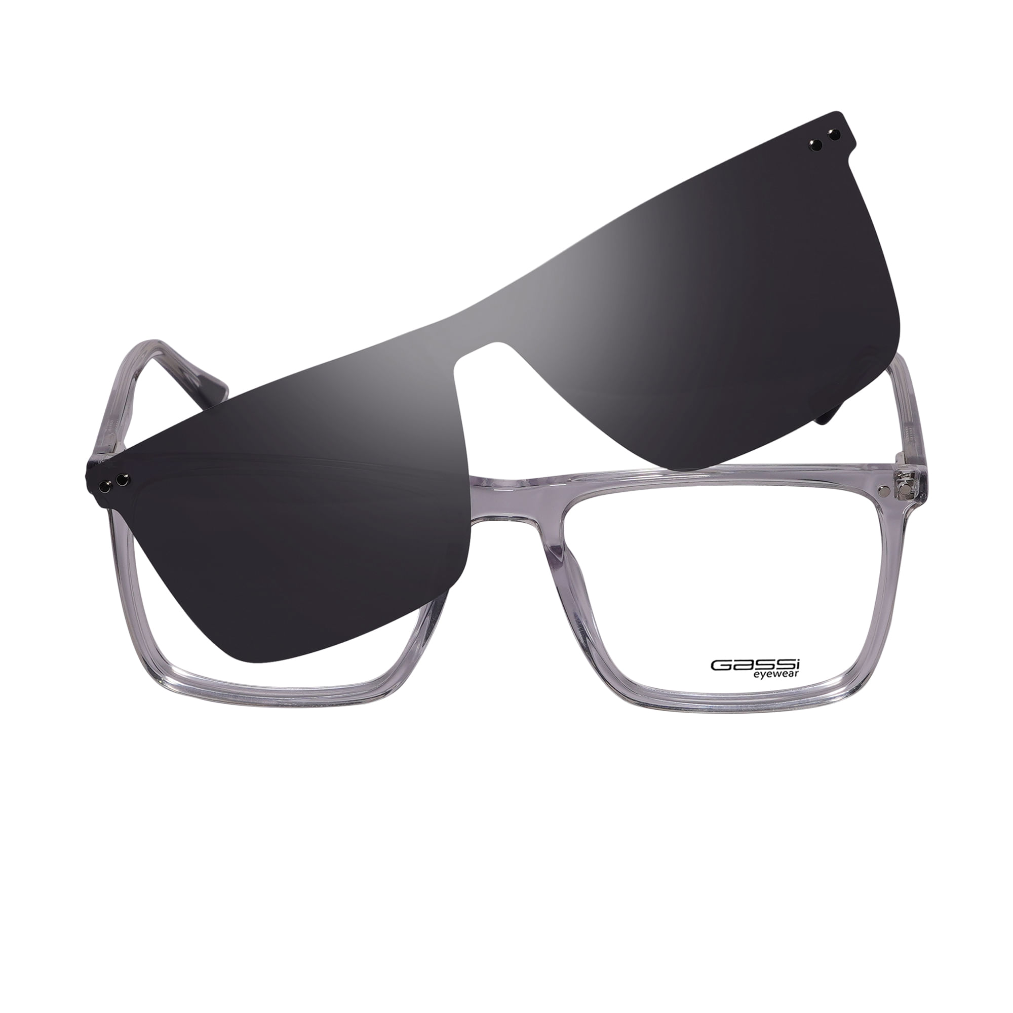 Óculos de Grau Gassi Christian Clip On - Óticas Gassi